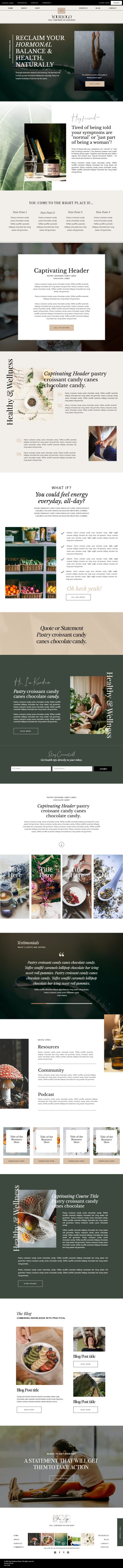 Kendra - Showit Creative Website Template