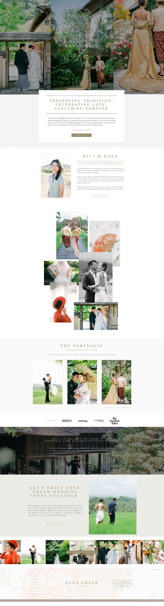 The Modern - Showit Creative Website Template