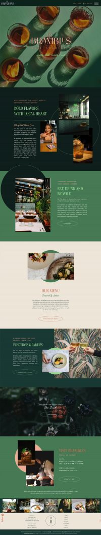 Brambles - Showit Creative Website Template